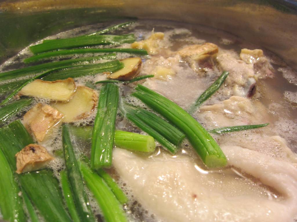 chicken soup stock from bones | cooklikejapanese